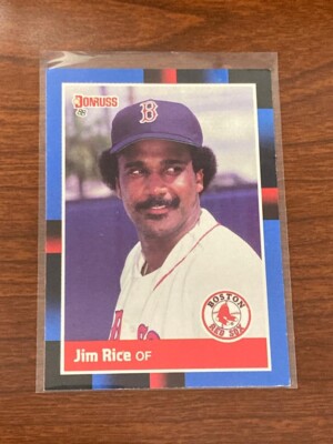 JIM RICE 1988 DONRUSS BOSTON RED SOX CARD #399 | eBay