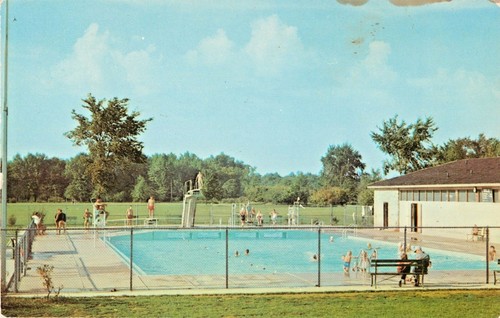 A View of the Swimming Pool at McMillen Park, Fort Wayne IN Indiana | eBay