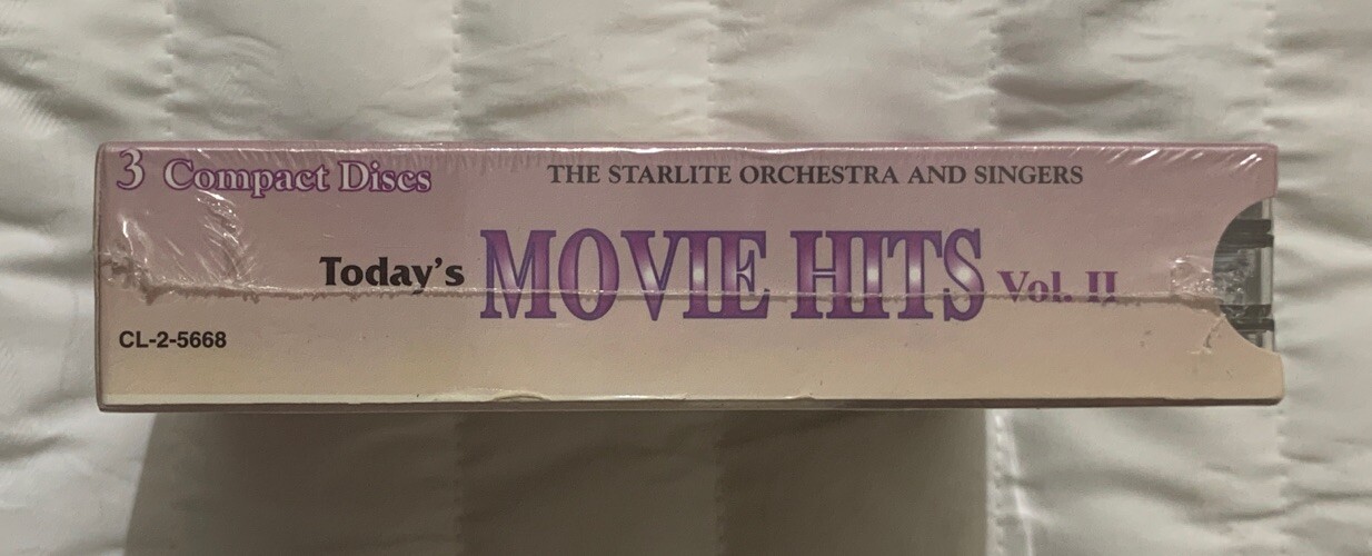 1995 Today's Movie Hits Volume II Soundtracks 3 Disc CD Set Sealed ...