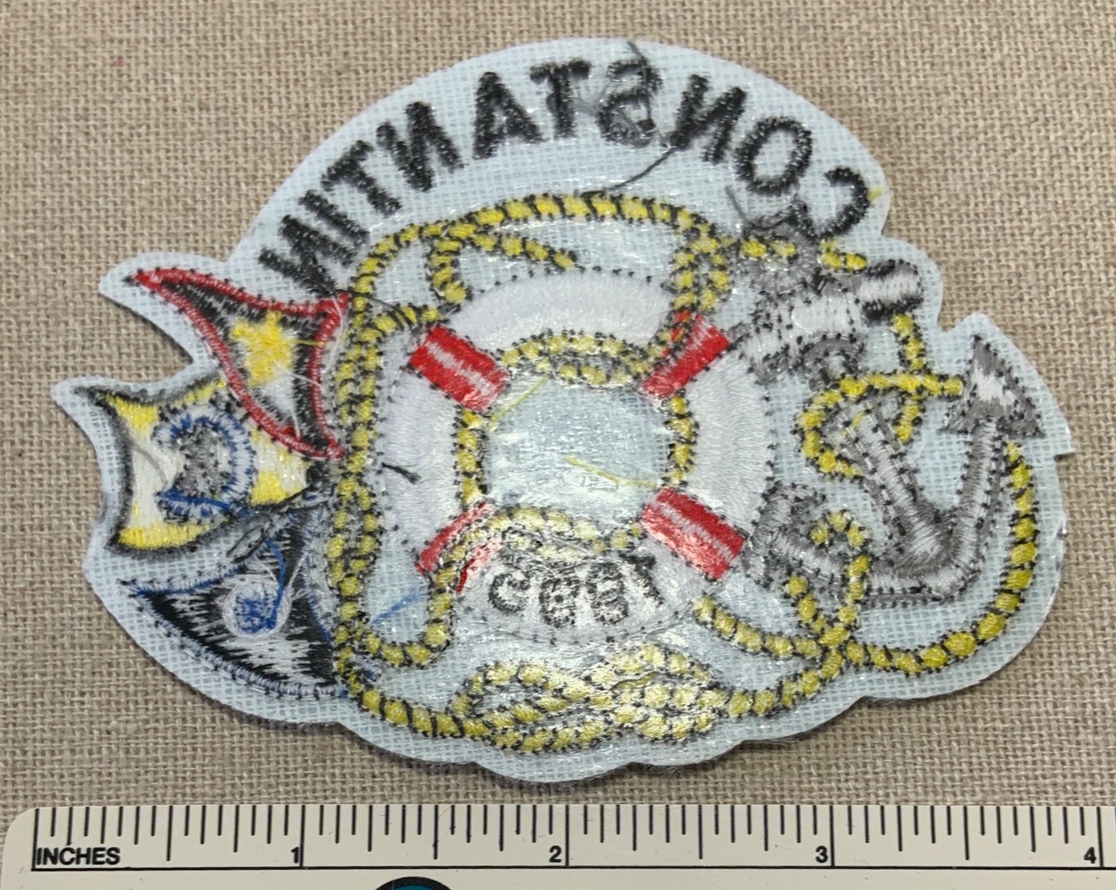 1995 CAMP CONSTANTIN Boy Scout Camper PATCH Circle Ten Council ...