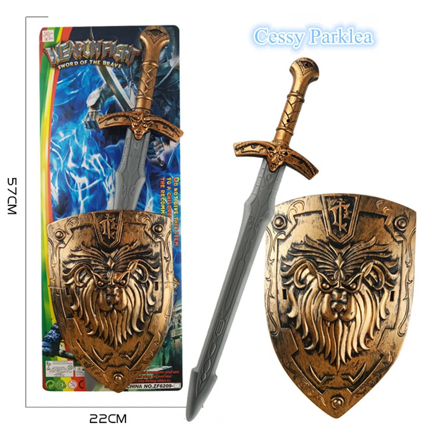 Medieval Knight Shield And Sword