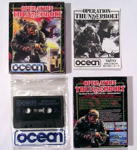Sinclair Zx Spectrum 48K Spiel - Betrieb Thunderbolt - Ocean - Getestet ...