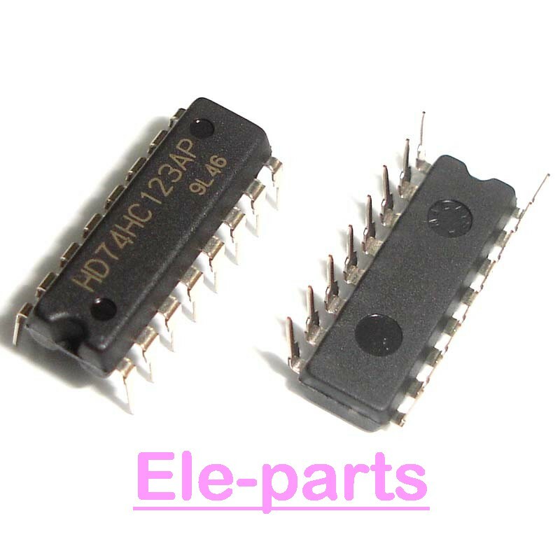 5 PCS HD74HC123AP DIP-16 74HC123 Dual Retriggerable Monostable Multivibrators | eBay