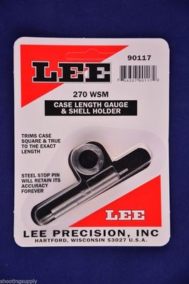 Lee 90117 Case Length Gauge & Shell Holder 270 WSM Winchester Short ...