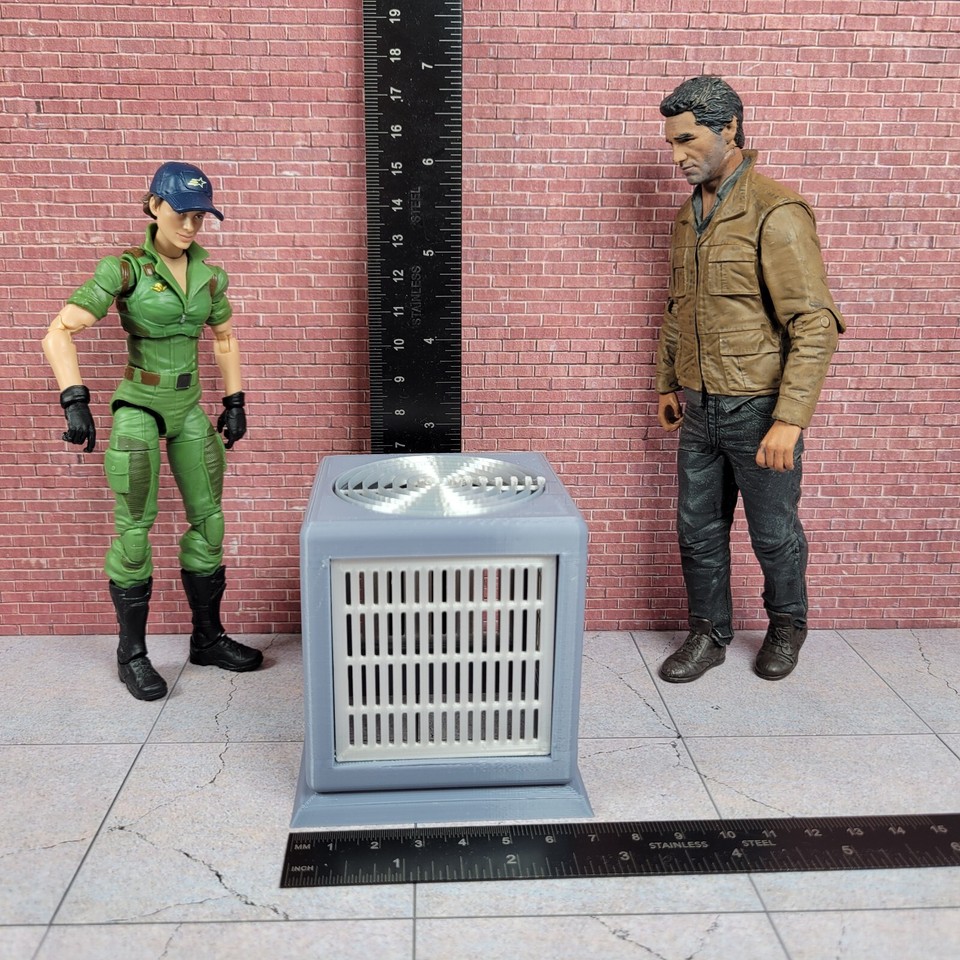 Air Conditioner Unit Model Prop 1/10 1/12 Scale Shop Garage Diorama ...