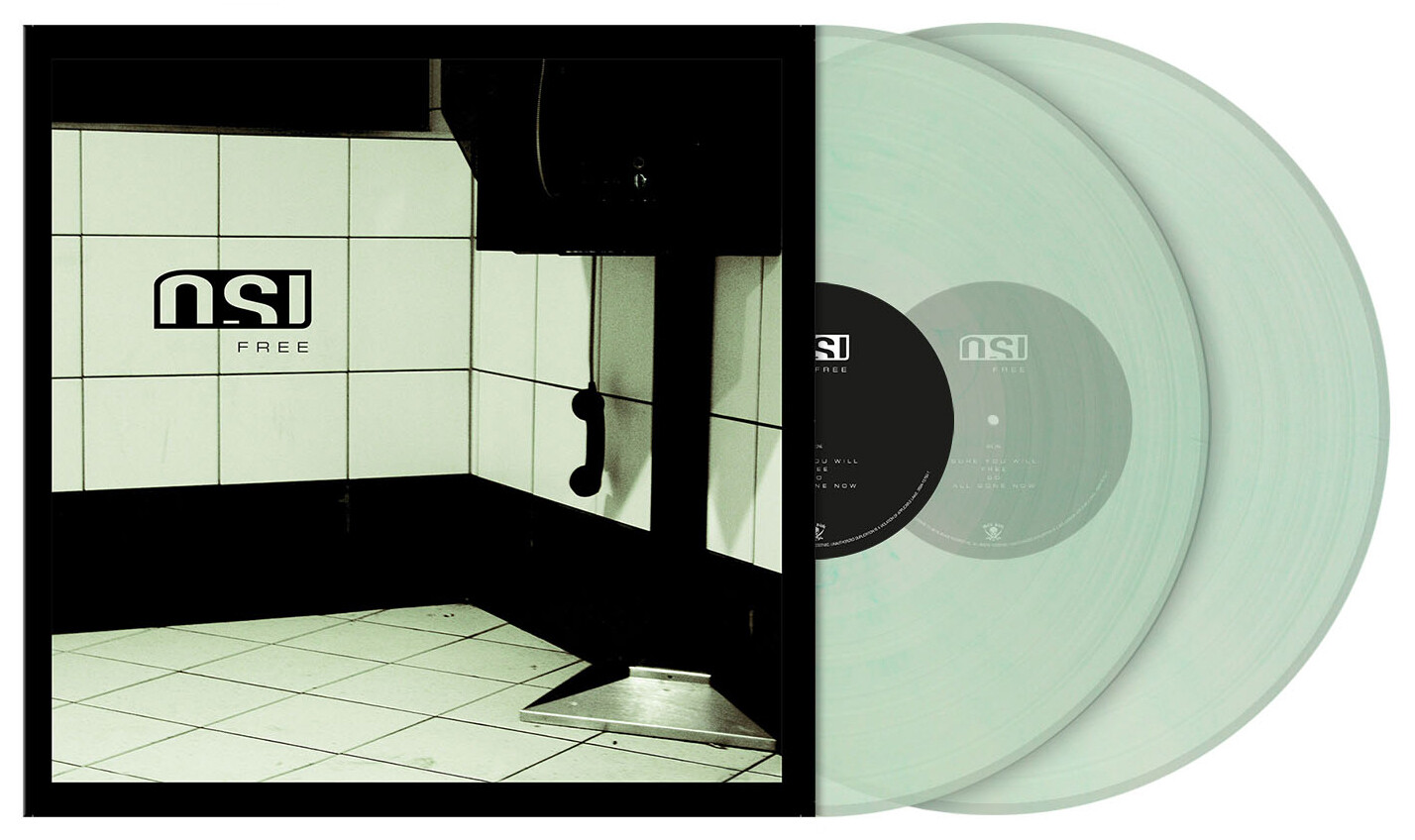 OSI - FREE, 2021 EU CLEAR/GREEN MARBLED vinyl 2LP, #298/300! 1ST TIME ...