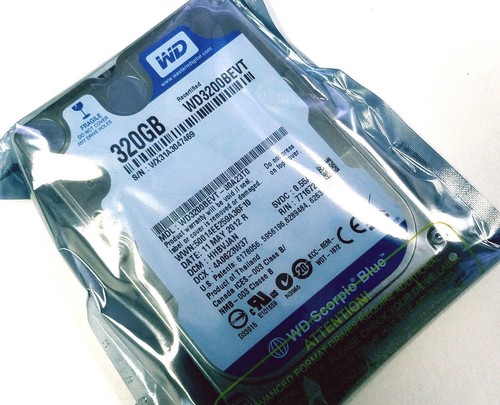 Western Digital Factory recertified WD3200BEVT-00A23T0 Laptop 320GB 2.5 ...