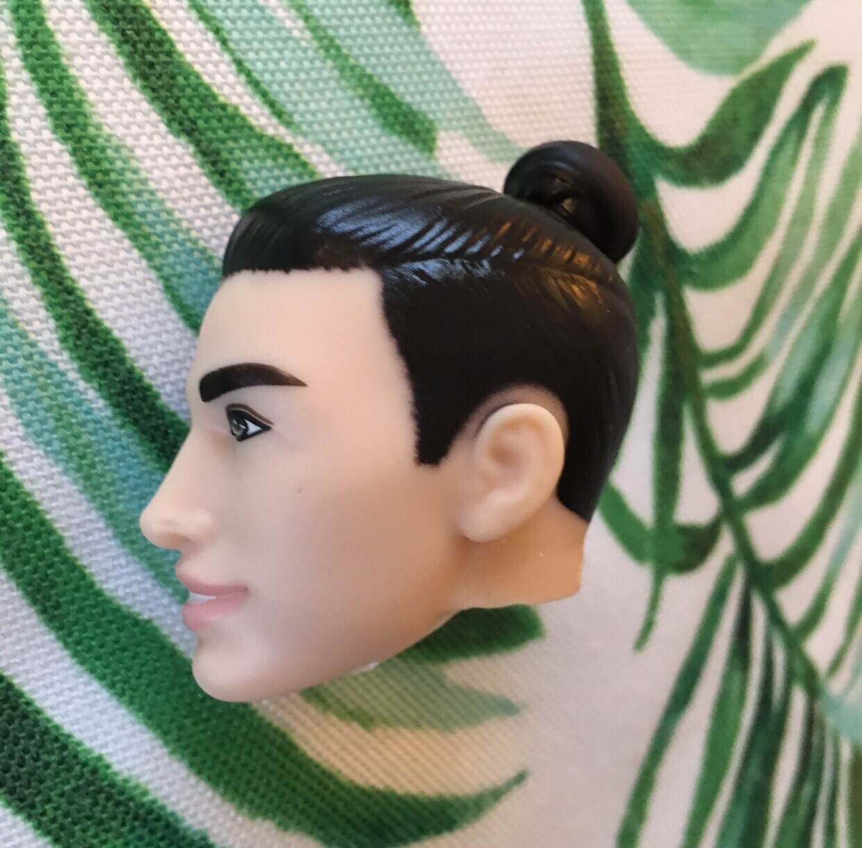 Mattel Ken Barbie Doll Head Only For Repaint OOAK Samurai 💕 | eBay