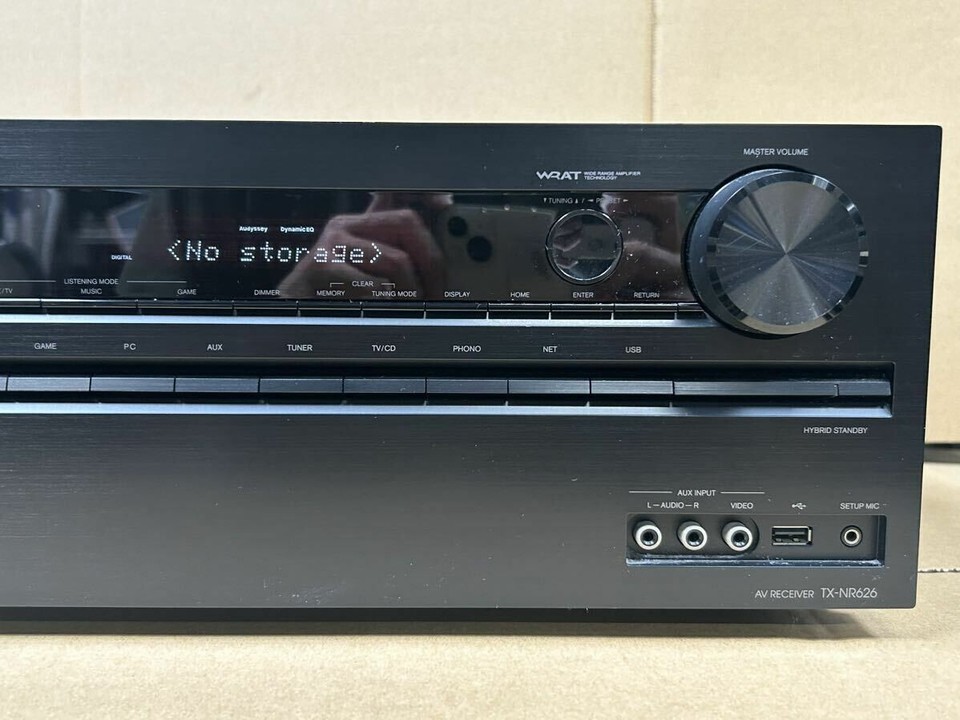 Onkyo TX-NR626 AV Receiver 7.2 Channel 4K HDMI Dolby XM Bluetooth Fully ...