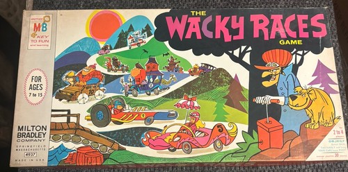 The Wacky Races Board Game - Milton Bradley - 1968 - Complete Dick ...