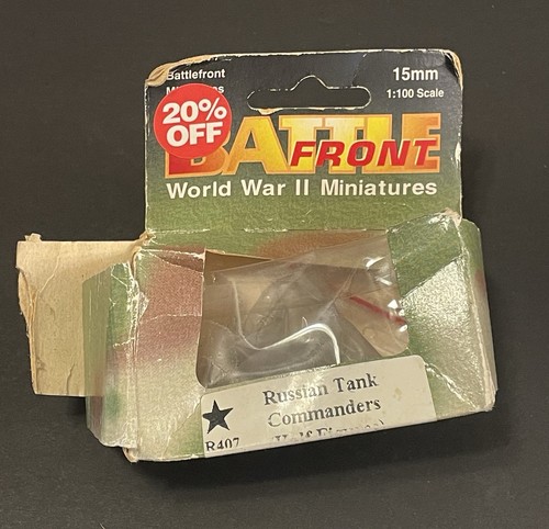 Flames Of War Russian Tank Commanders Old Style Battlefront Minitatures ...