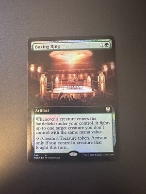 Boxing Ring BORDERLESS FOIL - NM - MTG New Capenna - Magic the ...