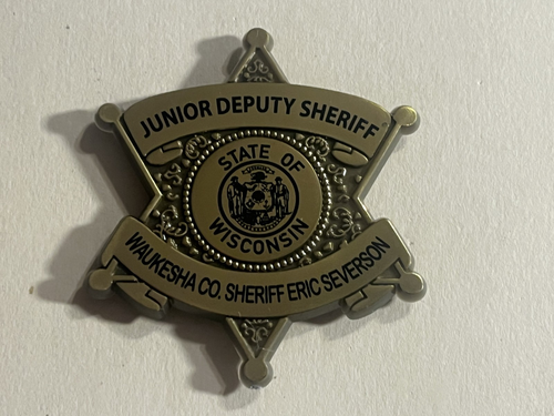 Waukesha County (WI) Plastic Junior Deputy Sheriff Novelty Badge | eBay