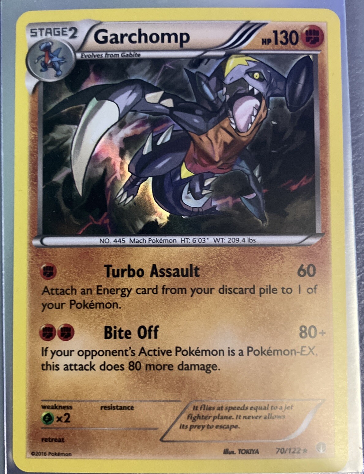 Pokémon TCG Garchomp Breakpoint 70/122 Reverse Holo Holo Rare for sale ...