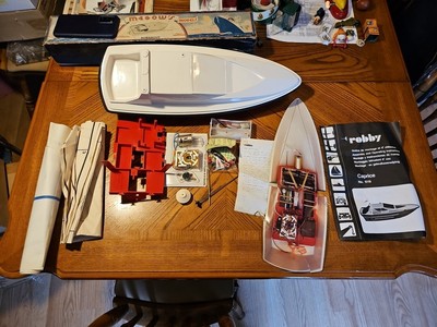Vintage Robbe Rc Boat Caprice Complete Kit (ROBBY KOMPLETT-MODELL) | eBay