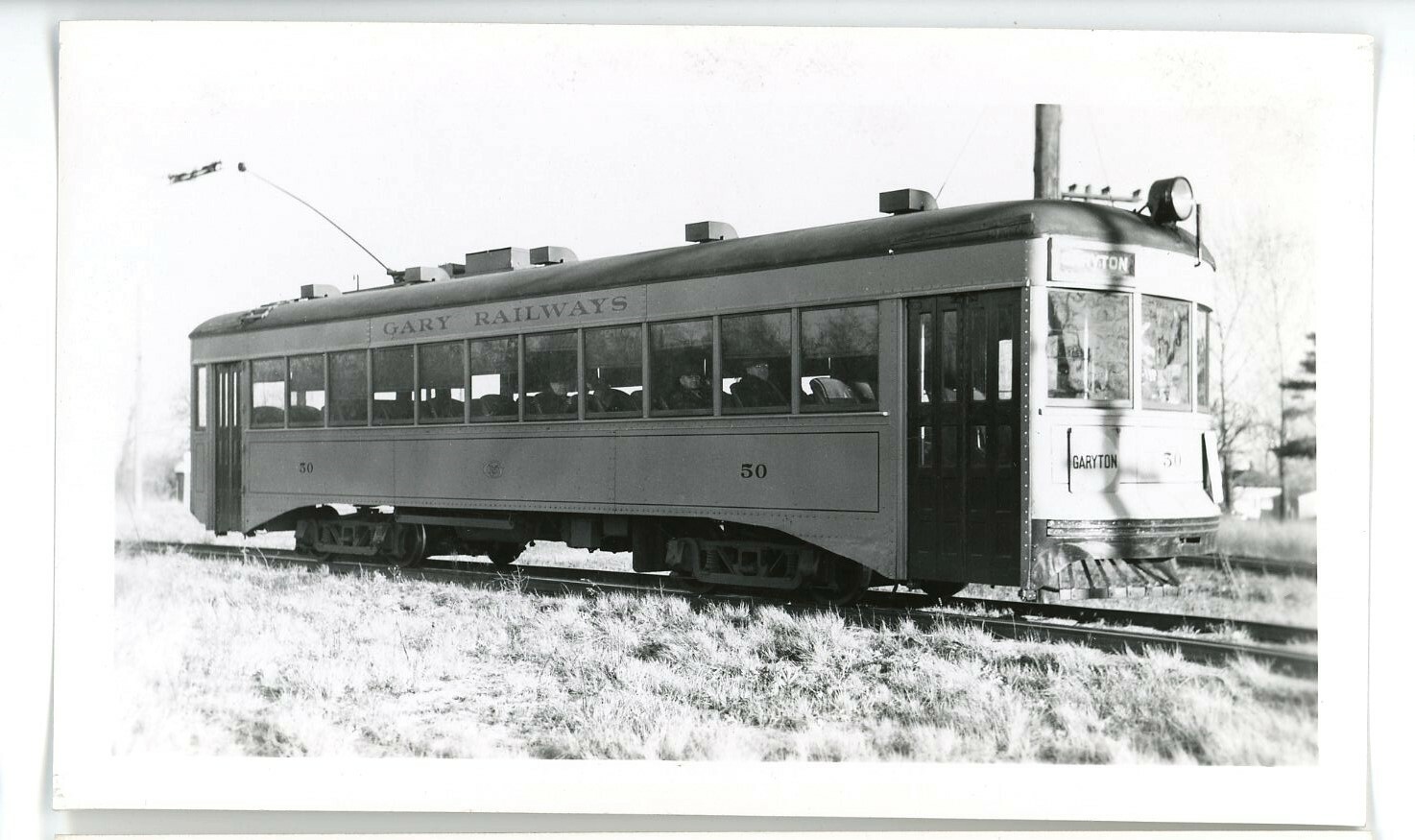 GARY RAILWAYS Trolley Gary IN Indiana Garyton Original ca 1930s 40s Photo 13 | eBay