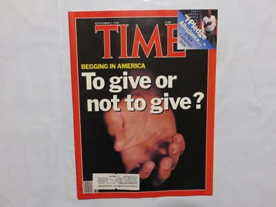 Time Magazine September 5, 1988- Begging In America- To Give Or Not To ...