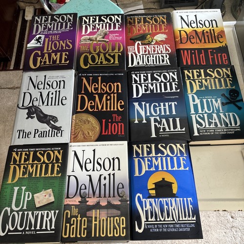 Nelson DeMille Books John Corey Novels Lot Of 11 Hardcover | eBay
