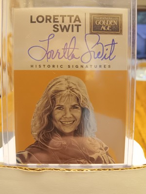 Loretta Swit Panini Golden Age Autograph No. SWT MASH Hot Lips On Card ...