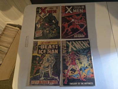 X-Men Comic Book Collection - Vintage Issues, Reader Copy | eBay