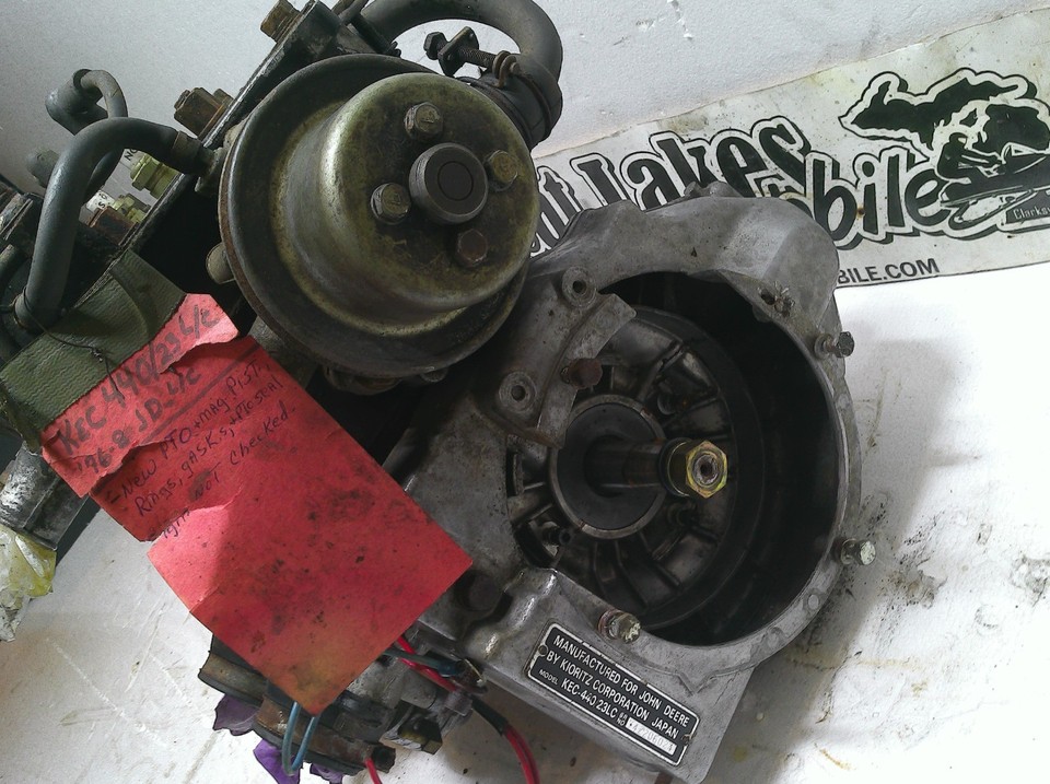 John Deere Liquifire 440 Kioritz KEC-440/23LC Snowmobile Engine Motor ...