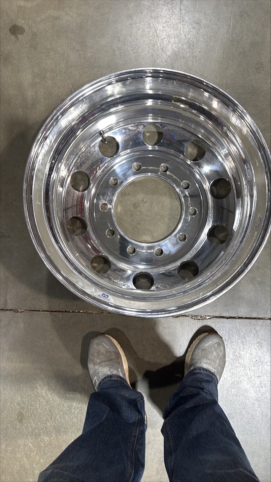 Truck RV Bus Wheel 22.5 x 8.25 Alcoa Style Forged Aluminum Rim Polished Pair BNA | eBay