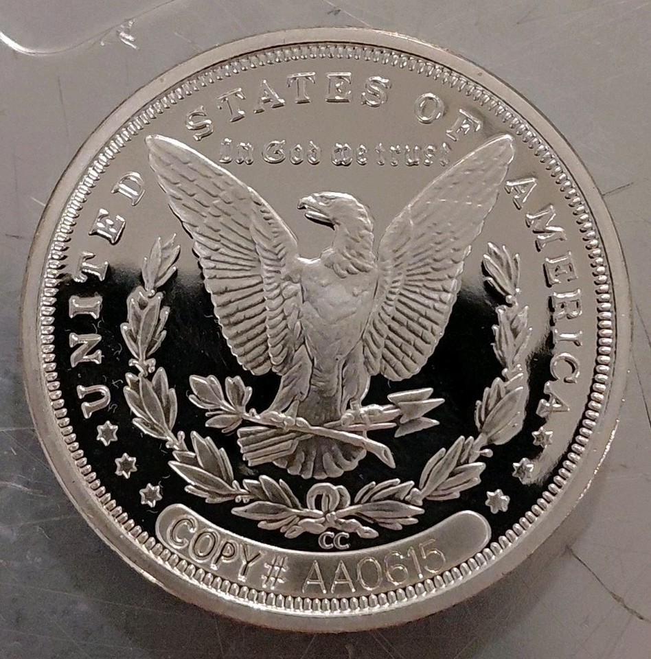 1891 Morgan Silver Dollar Round National Collector Mint Set .999 ...