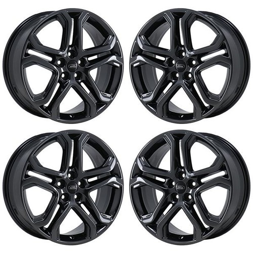 19" FORD EDGE PVD BLACK CHROME-C WHEELS RIMS FACTORY OEM 10045 2015 ...