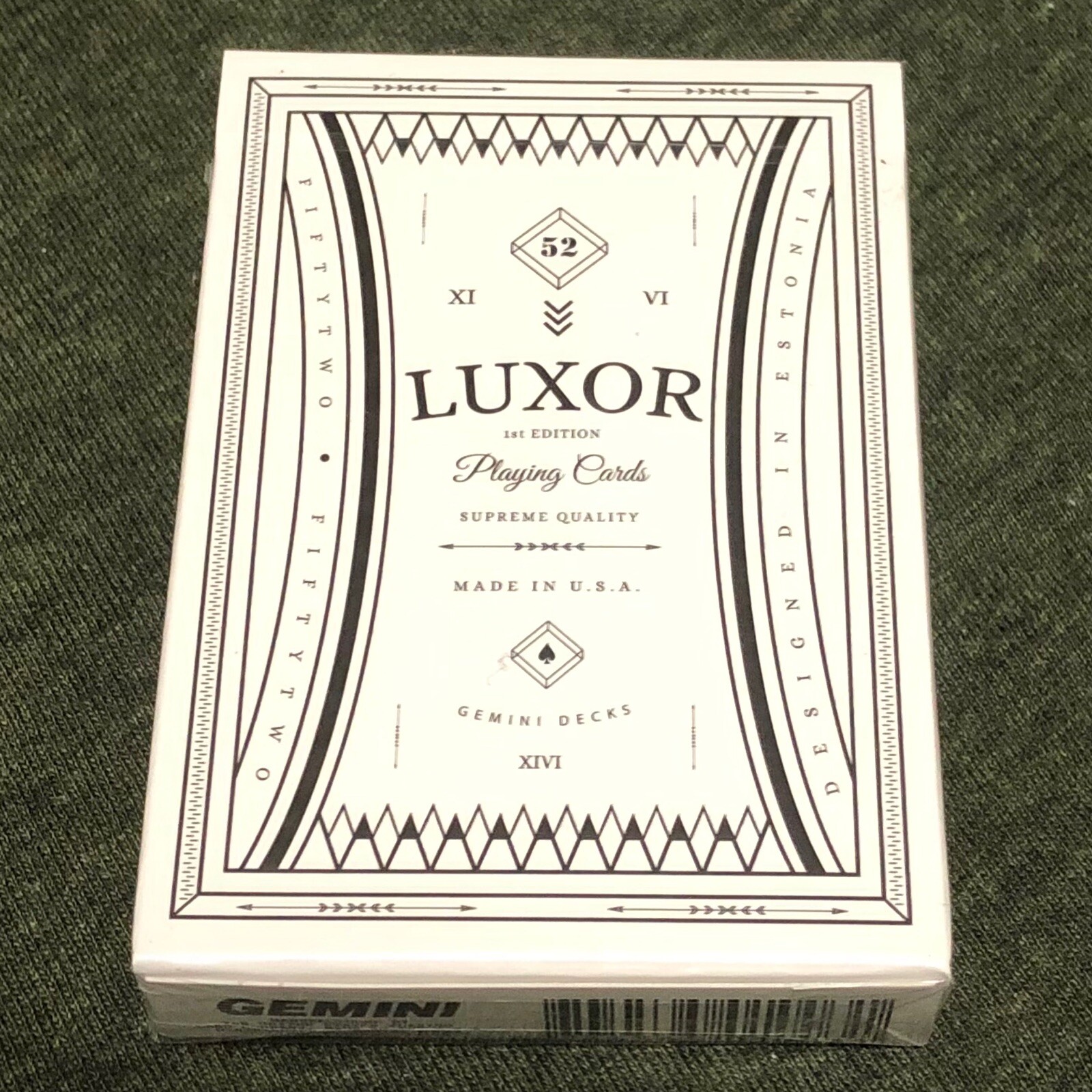 Luxor Playing Cards Gemini Decks Rare Out of Print Cardistry Limited ...