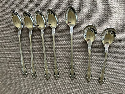Oneida BRAHMS Community Stainless Flatware 5 Iced Tea+2 Ice Cream ...