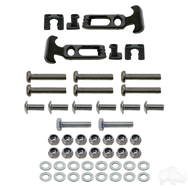 Ezgo Golf Cart RXV RHOX Steel Cargo Utility Box w/ Mounting Kit 2008 ...