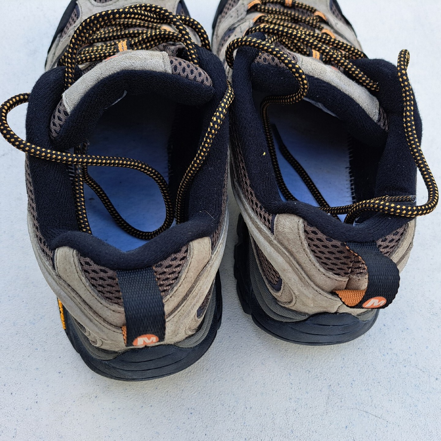 Merrell Continuum Vibram Earth Brown Waterproof Hiking Trail Men 10 ...