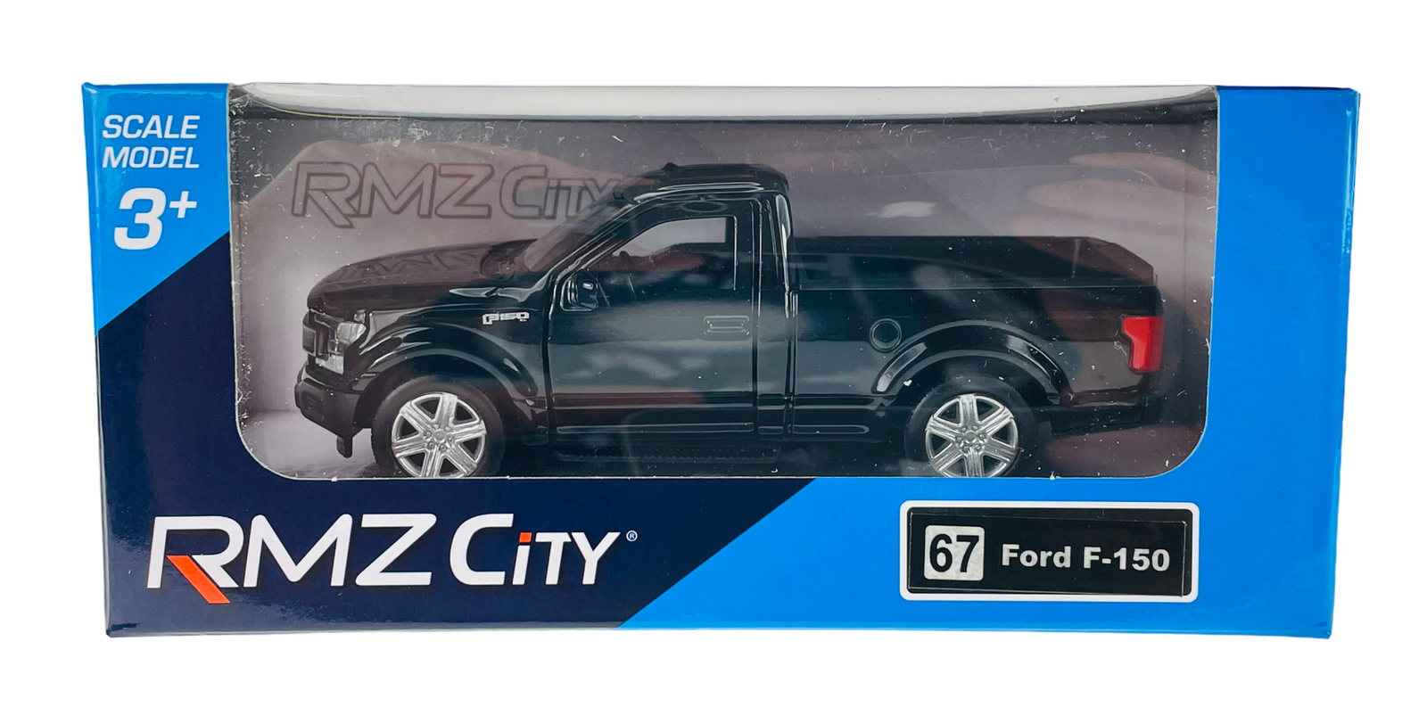 RMZ City FORD F-150 SCHWARZ 12,5cm DIE CAST METAL MODEL NEU IM KASTEN ...