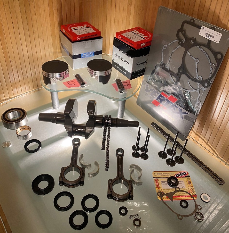 2012-14 KAWASAKI BRUTE FORCE 750 ENGINE REBUILD KIT/CRANK+PISTONS ...