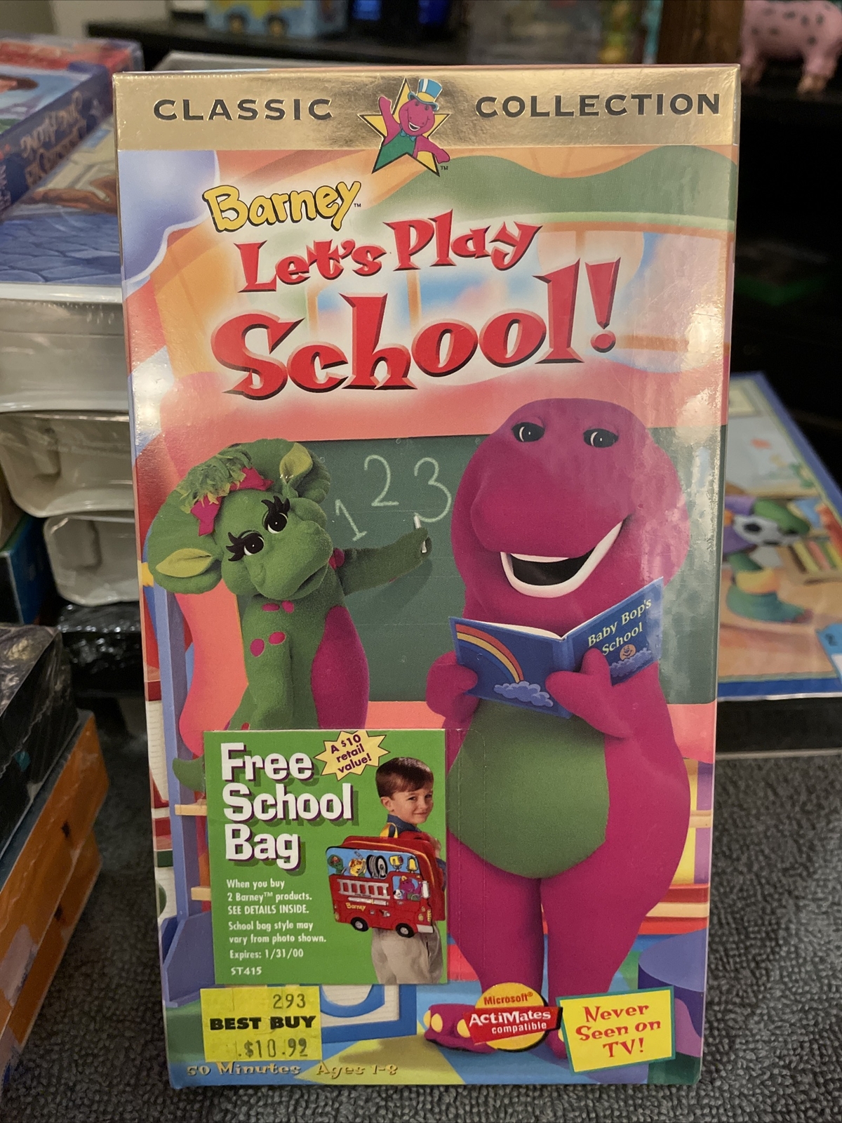 Barney – Lets Play School (VHS, 1999) – Rockets Garden