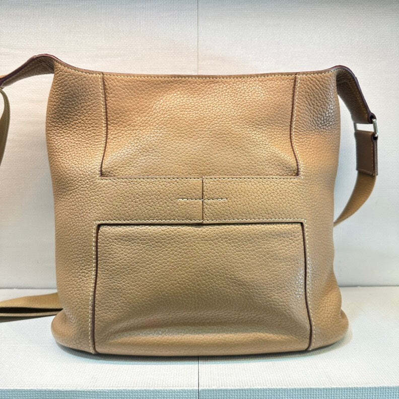 Hermès Good News PM Beige Leather Crossbody Bag | eBay