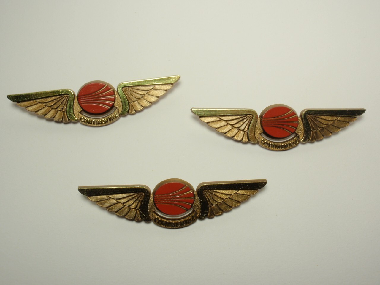 Continental Wings Plastic Lapel Pin Lot of 3 by Stoffel Seals *AS-IS ...