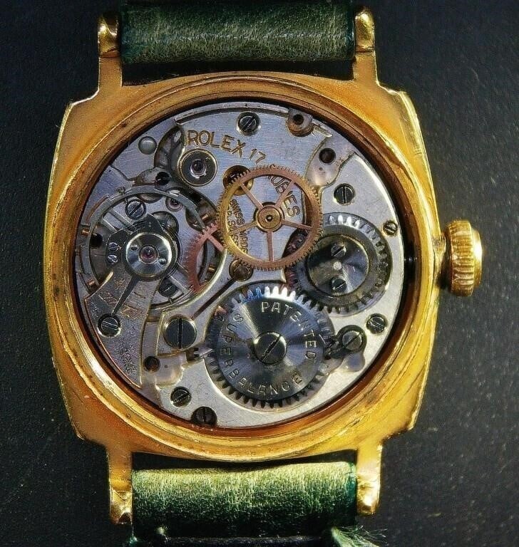 RARE 1940 WW2 Vintage Rolex Oyster Observatory Gold Military Watch 17 ...