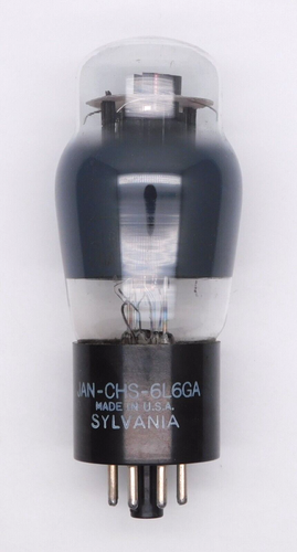 SYLVANIA JAN CHS 6L6GA Valve Tube Used Tested (V3) #5 | eBay UK
