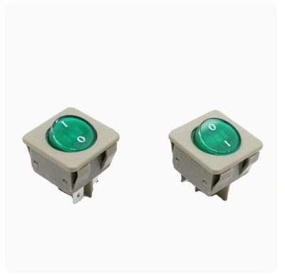 1PCS TAIHENG TH3 T85 Rocker Switch 4 Pins Green Lamp 15A 125/250VAC | eBay