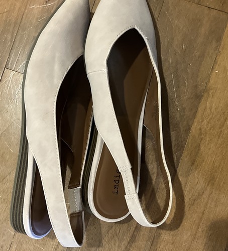 INDIGO RD. “suede” Blush/pale Pink Pointed Toe Flats Sz 8m | eBay