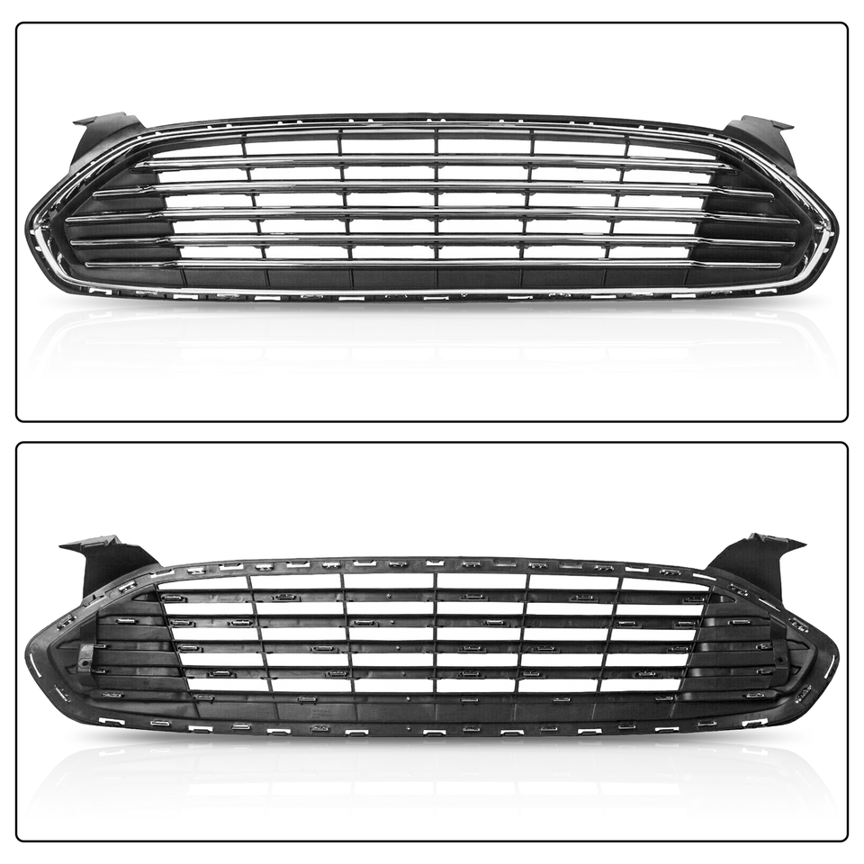 New Front Bumper Upper Grille Assembly Fits Ford Fusion 2013-2016 ...