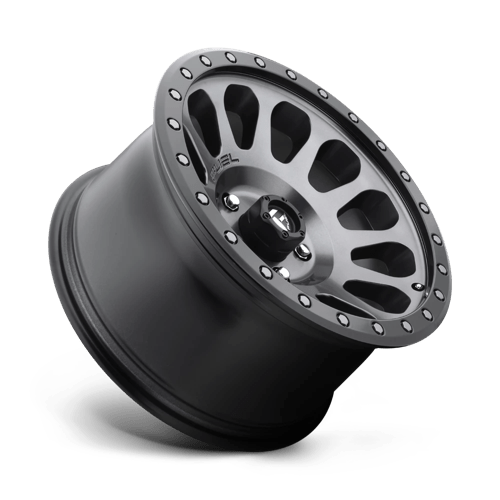 Fuel D601 Vector Matte Gun Metal Black Bead Ring 1-Piece Rims: 18x9 ...