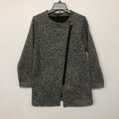 Banana Republic Women Full Zip Pea Coat Jacket Size Medium Gray B203 -8 ...