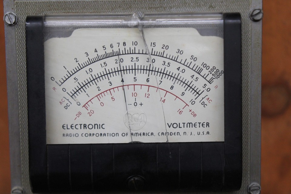 Vintage RCA Battery VoltOhmyst Vacuum Tube Voltmeter Type 195-A | eBay