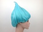 DELUXE ADULT TROLL WIG THING ONE TWO GNOME CLOWN COSTUME TROLLS BLUE ...