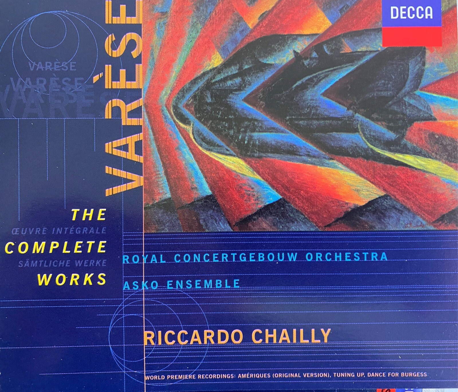 VARESE - The Complete Works - Riccardo Chailly 2 x CD Decca ex-ABC | eBay