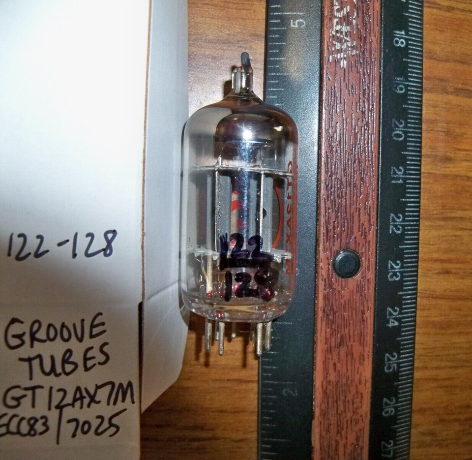 Strong GT GROOVE TUBES Gray Plate O Getter GT 12AX7 M / ECC83 / 7025 ...