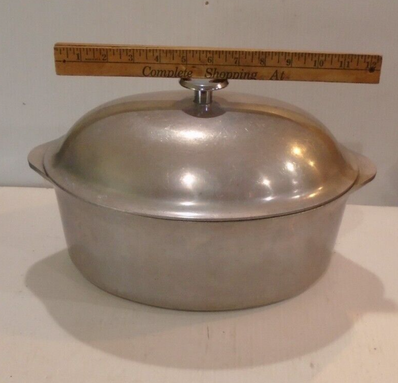 Vintage Club Aluminum . Roaster from "Household Institute" | eBay