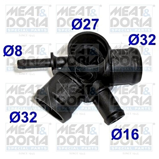 Coolant Flange For VW AUDI SKODA SEAT Bora Golf Mk3 Mk4 A3 Tt Leon ...